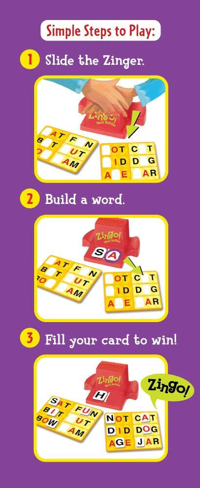 Thinkfun Zingo Word Builder Bingo Game Thinkfun Zingo Word Builder Bingo Game