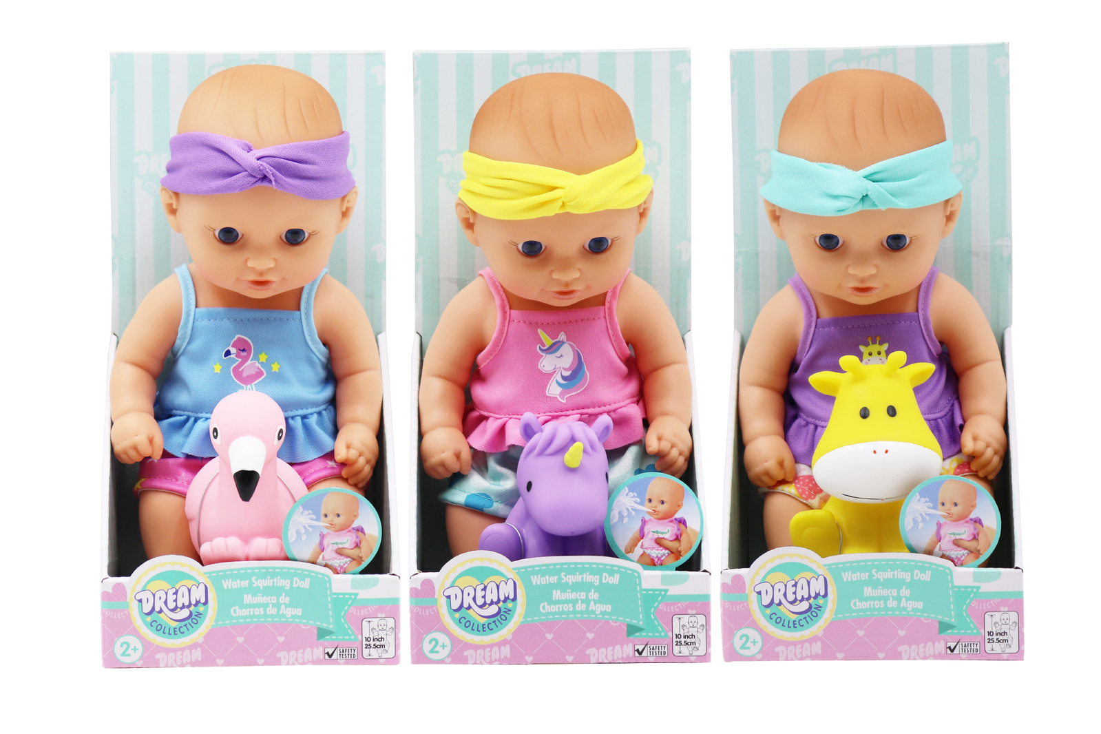 Gigo Dream Collection 10" Water Squirting Doll with Pet