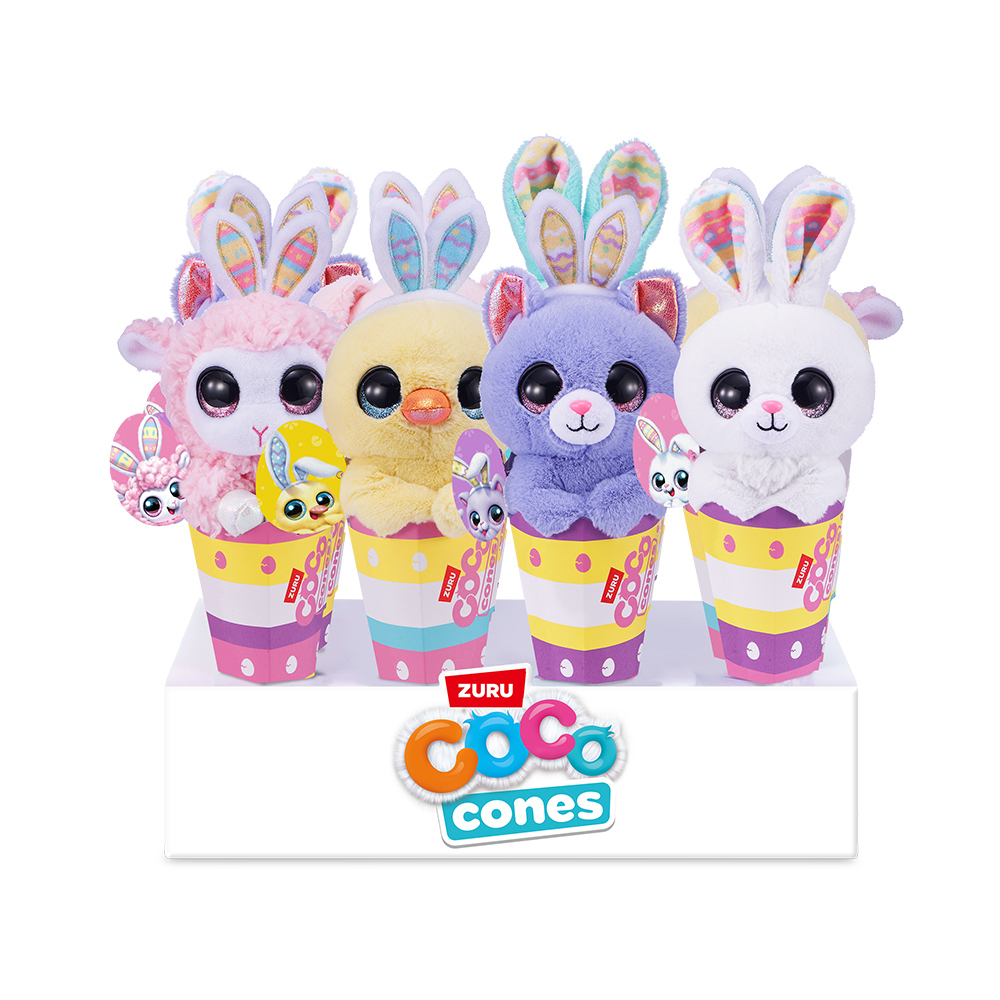 Zuru Coco Cones BUNNY Ears Plush Assorted; One Supplied AZT9640SQ1