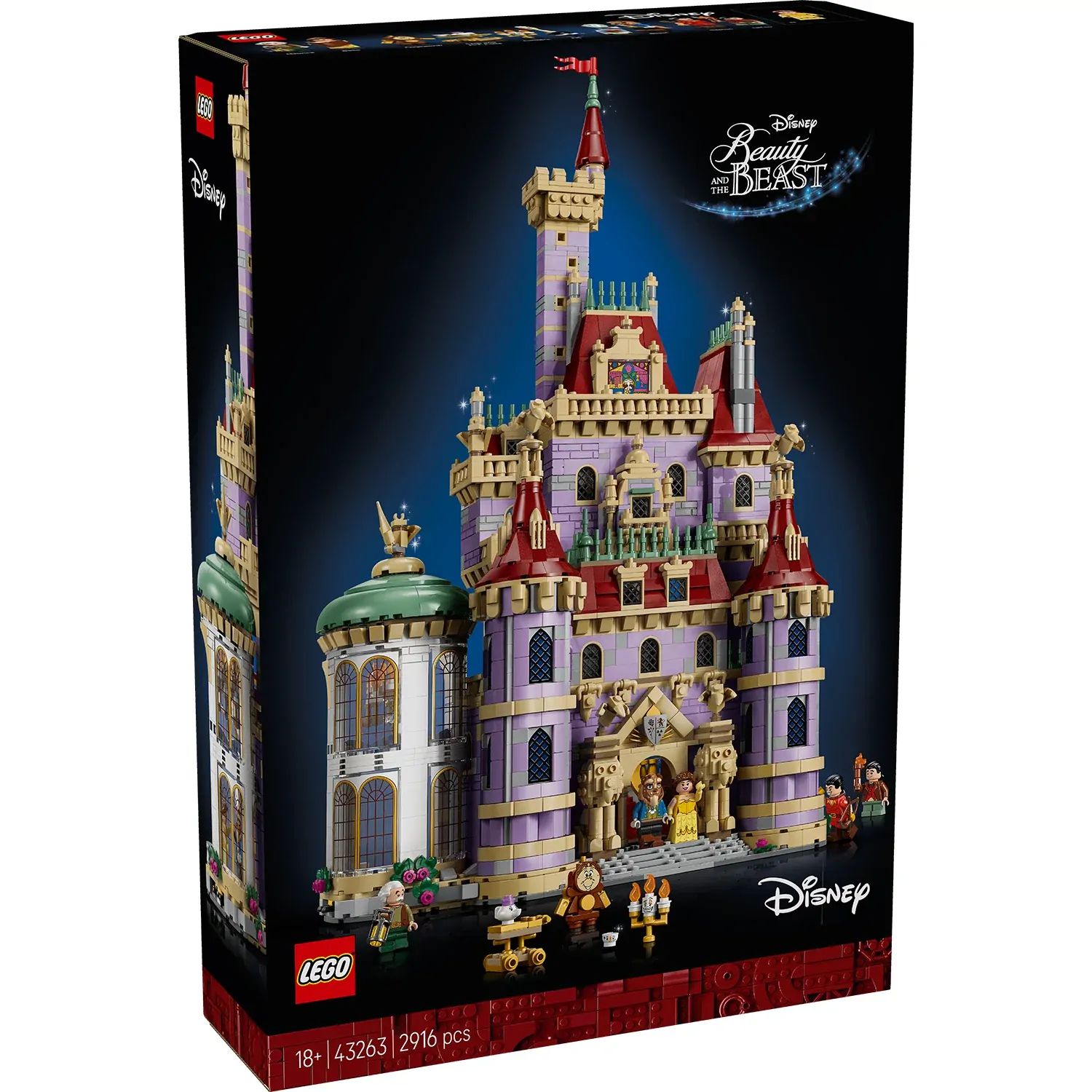 LEGO Disney Beauty and the Beast Castle 43263
