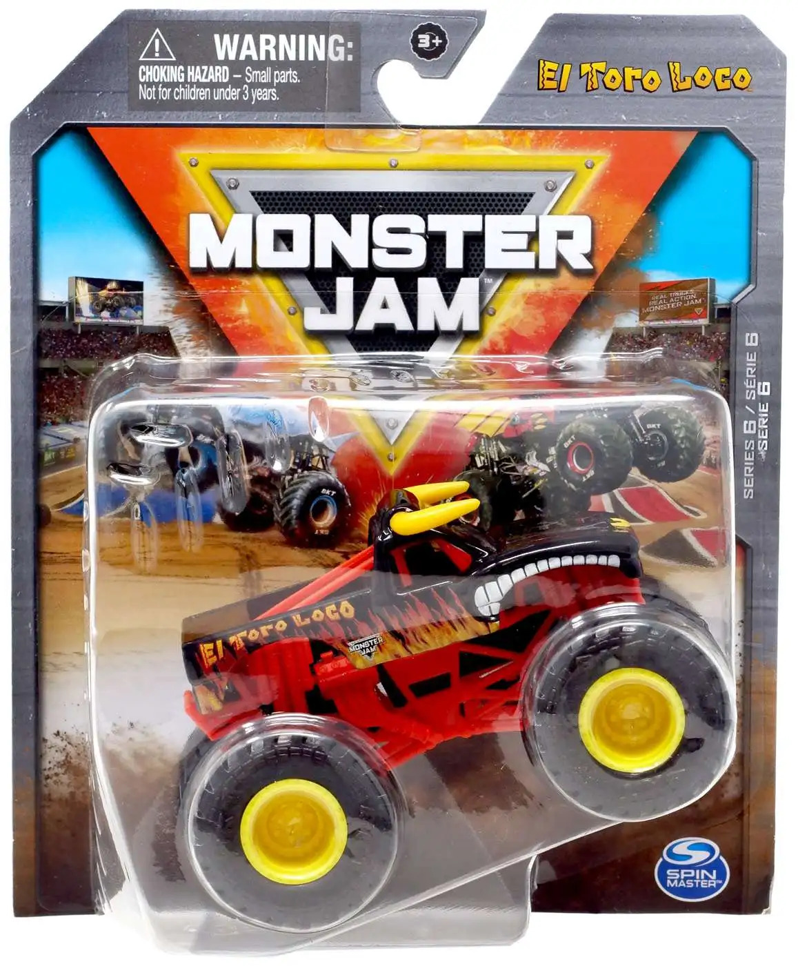 Monster Jam True Metal Series 6 Diecast Toy Truck Assorted