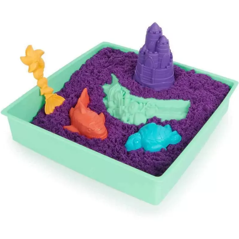 Kinetic Sand 1lb (454g) Sandbox Set Assorted; One Supplied