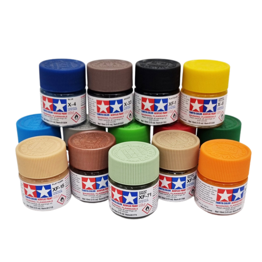 Tamiya Model Paints Assorted; One Supplied