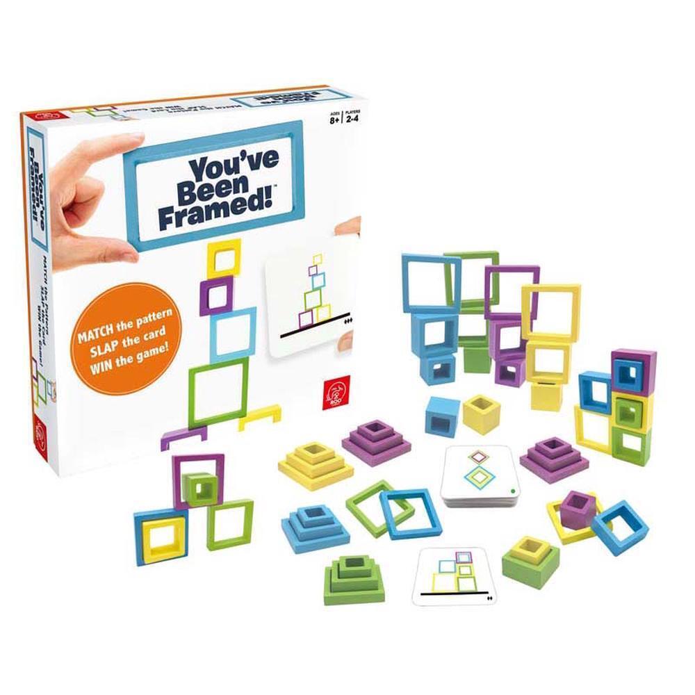 Roo Games You've Been Framed Card Game with Wooden Frames