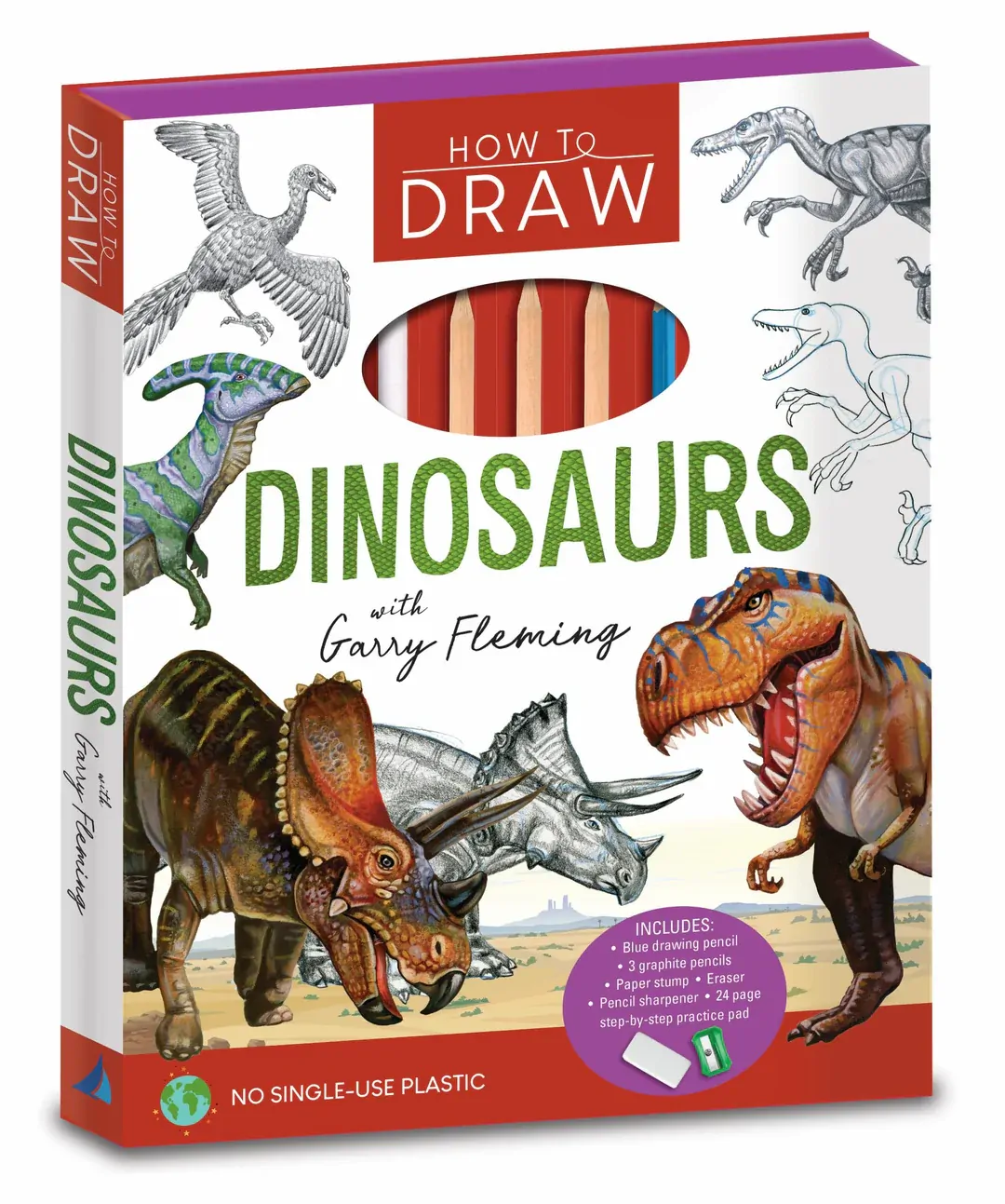 Garry Fleming - Activity Kit - How to Draw Dinosaurs 4196