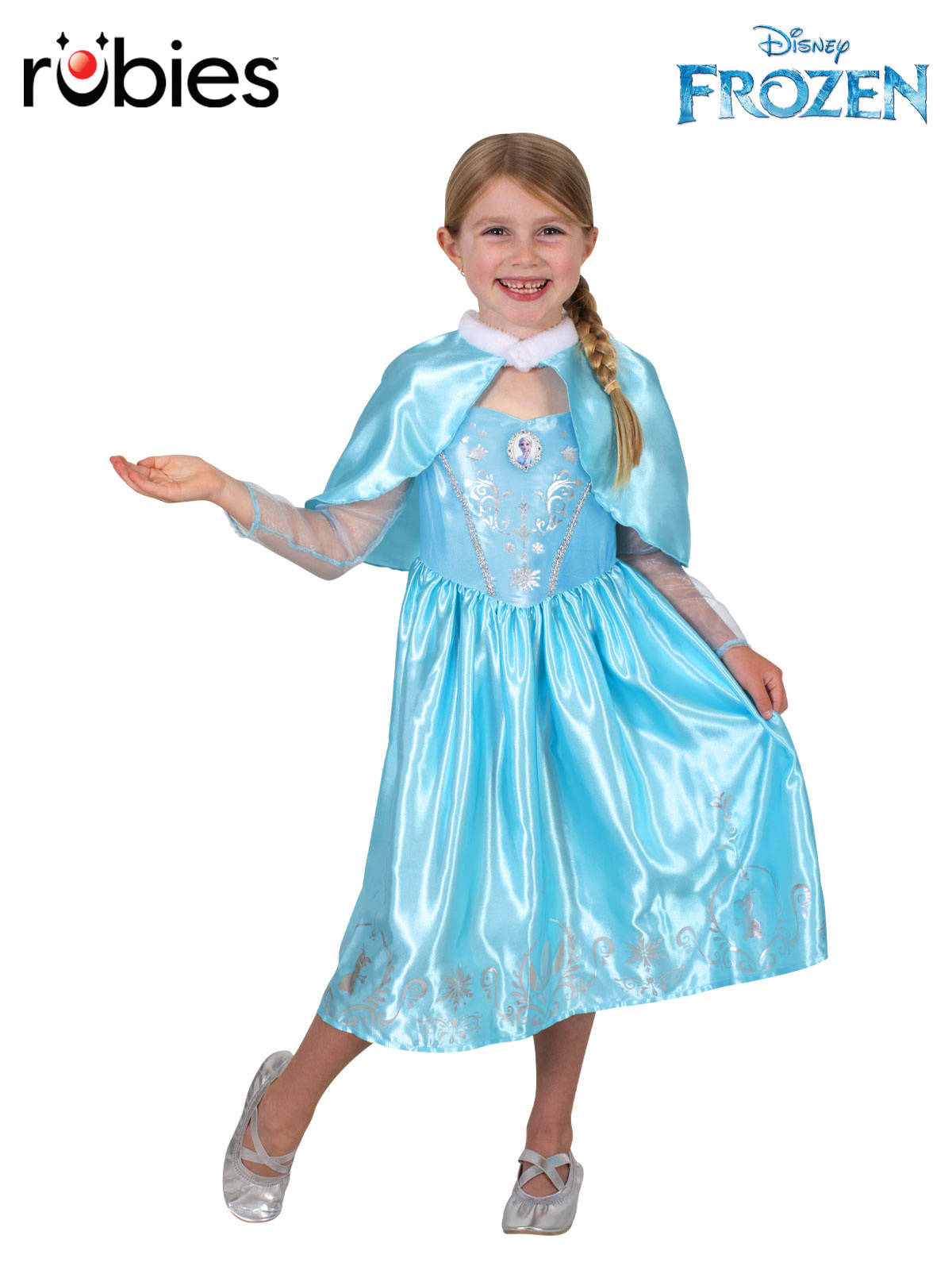 Rubies Deerfield Disney Frozen Elsa Deluxe Cloak Costume Dress Up Assorted; One Supplied
