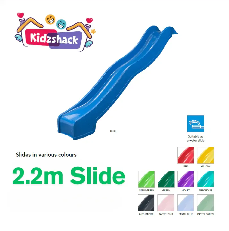 Lifespan 2.2m Length Slide Assorted Colours