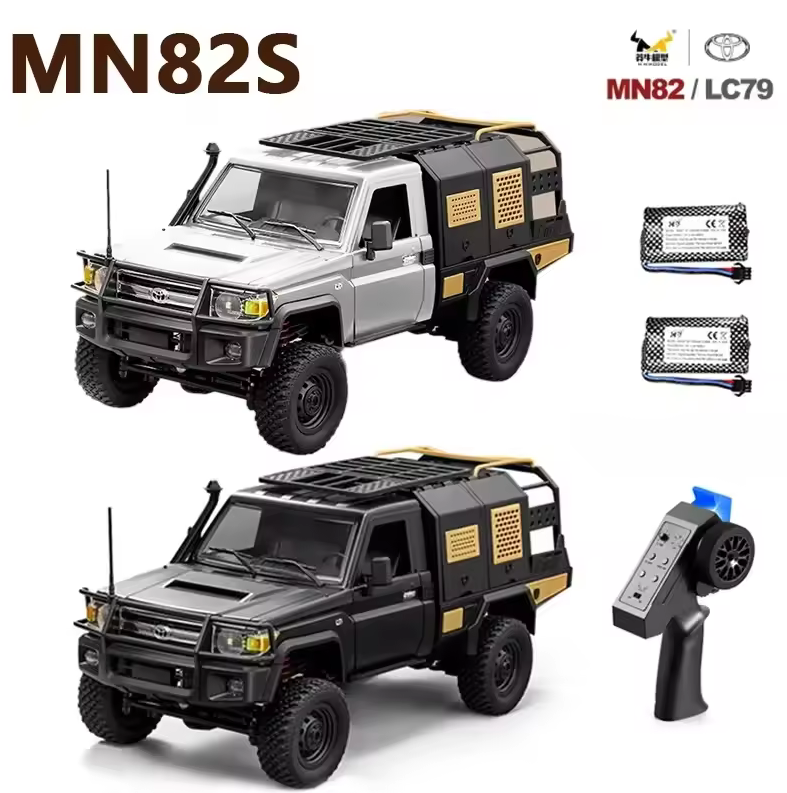 MN Model 1:12 Toyota Land Cruiser LC79 Supertourer 4WD R/C Rock Crawler ...