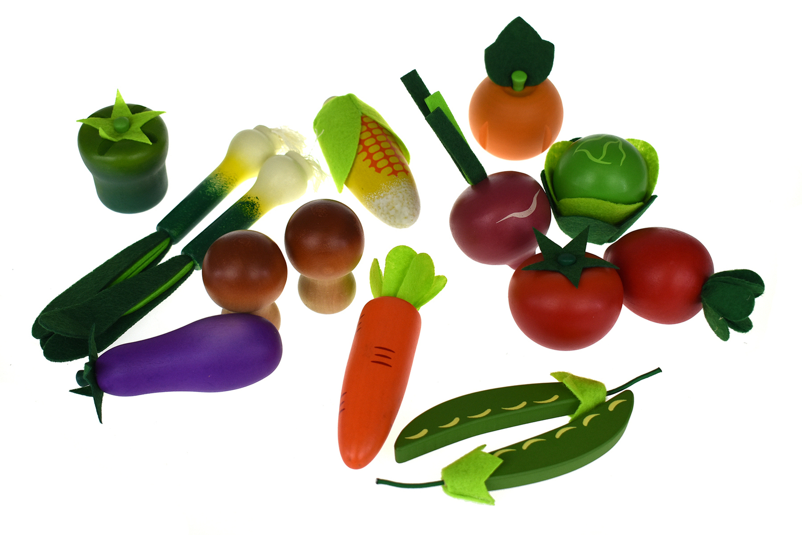 Kaper Kidz Wooden Vegetables Assorted Styles