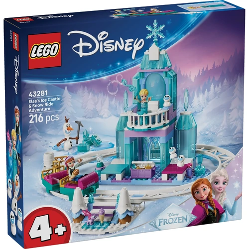 LEGO Disney Frozen Elsa’s Ice Castle & Snow Ride Adventure 43281